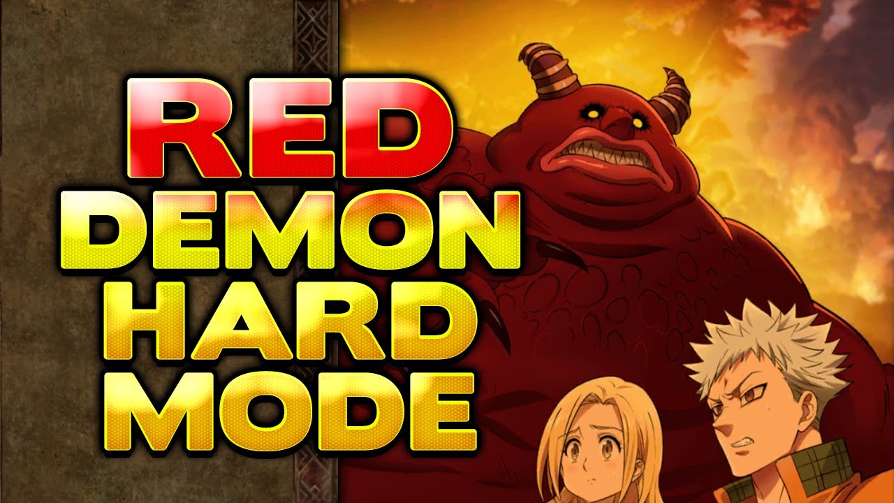 Seven Deadly Sins: Grand Cross | Death Match Red Demon Hard Mode! - YouTube