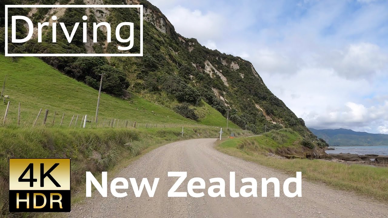 Driving to East Cape Road, New Zealand - YouTube