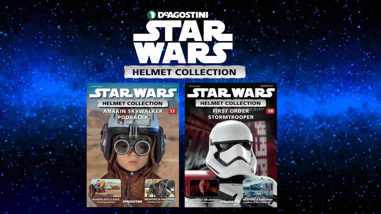 Deagostini's Star Wars Helmet Collection - Parts 17 & 18 - Anakin's Pod ...