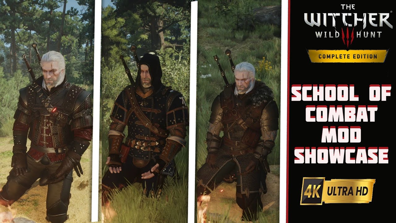 School of Combat Mod Showcase | The Witcher 3 - YouTube