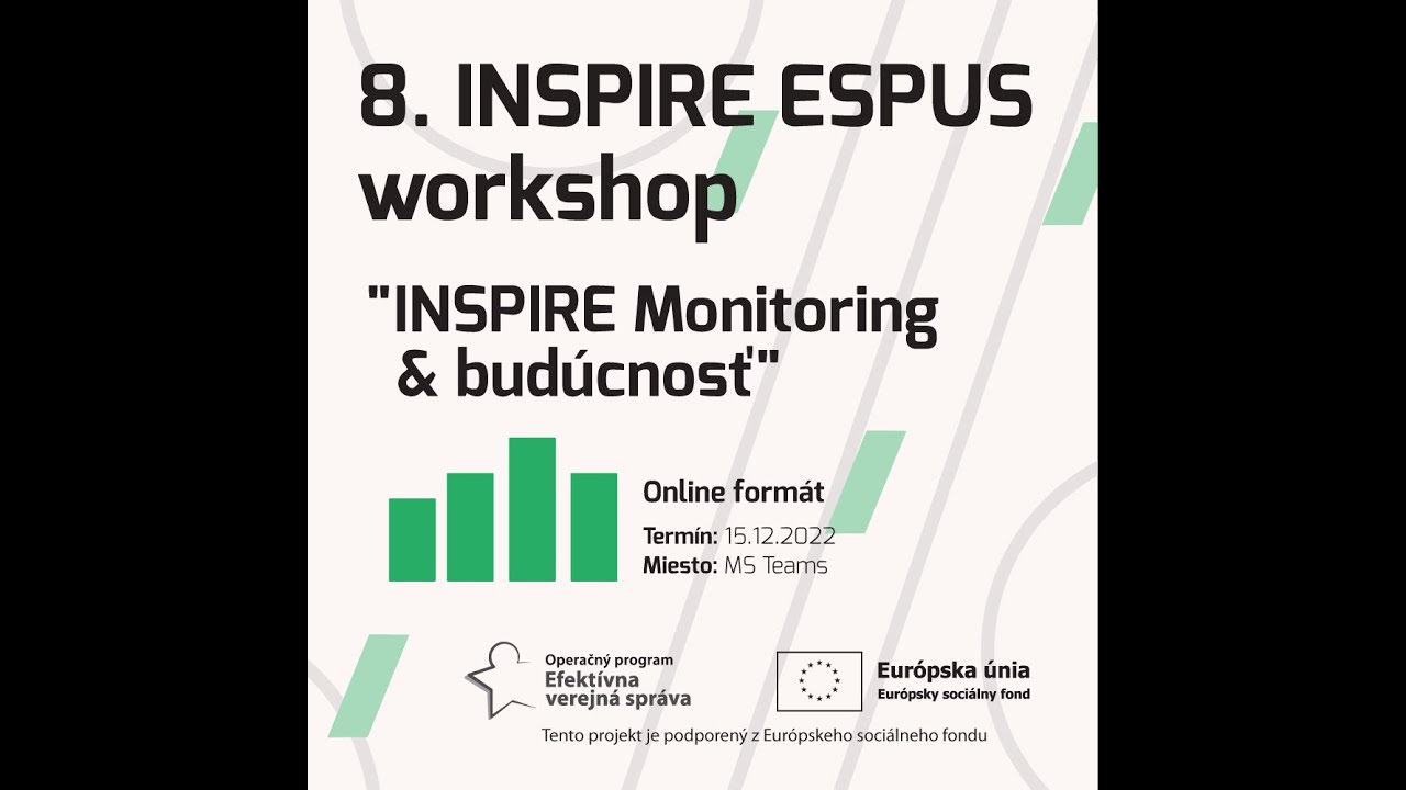 8. INSPIRE ESPUS workshop "INSPIRE Monitoring & budúcnosť“ - YouTube