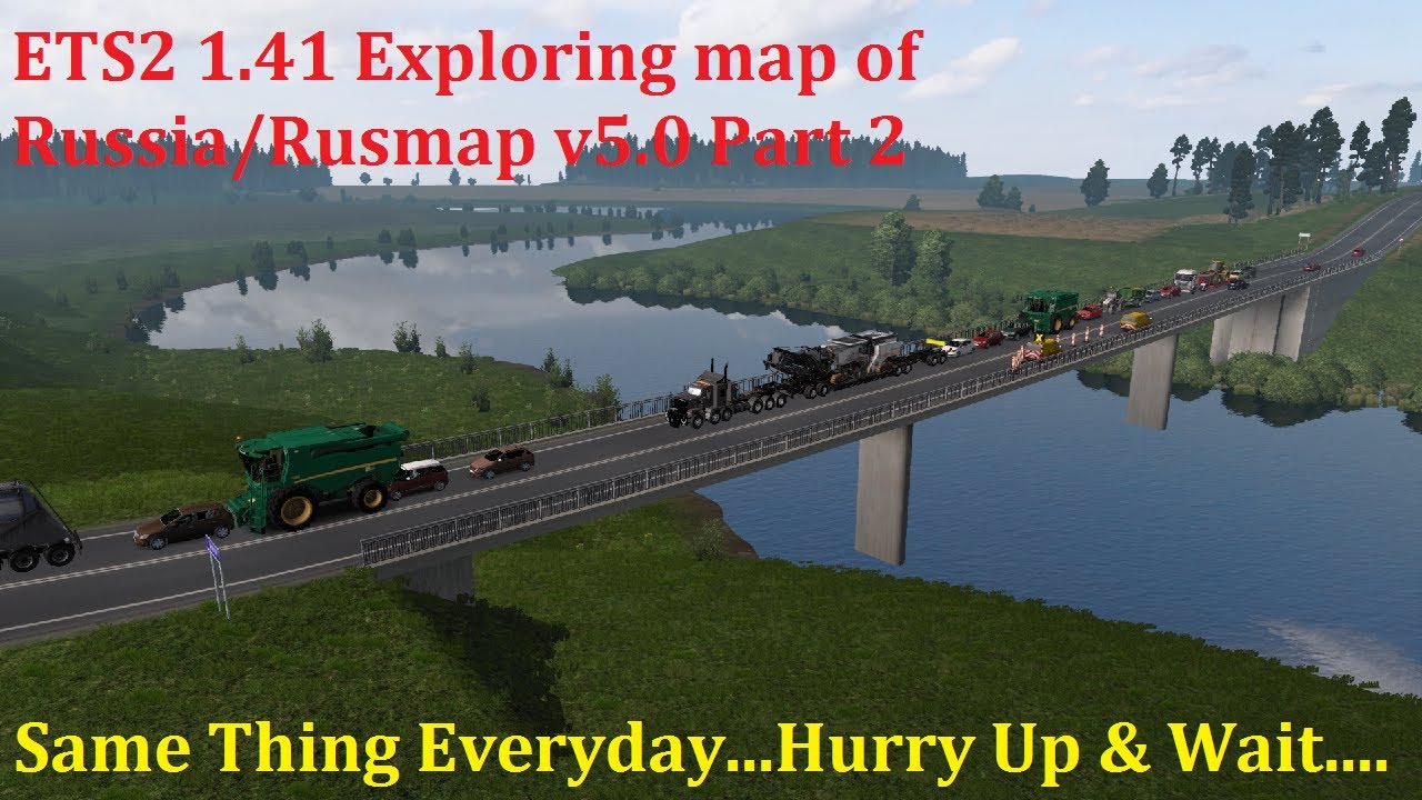 ETS2 1.41 Exploring The Map of Russia/Rusmap v5.0 Part 2 - YouTube