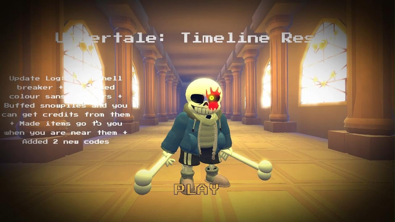 UnderTale Timeline reset: playing in a lobby with nothing but GODS ...