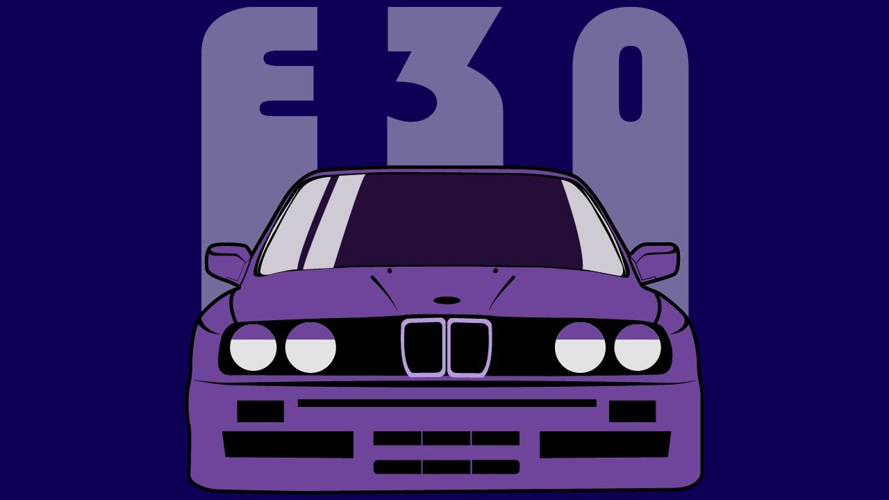 BMW E30 | Adobe Illustrator 2020 | Speed Art Vector - YouTube