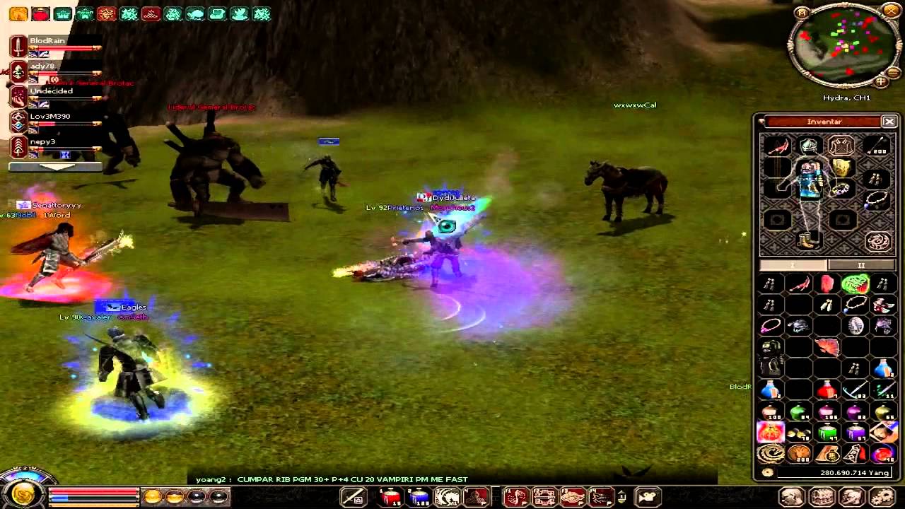 Metin2 Hydra Blodrain TestDmg pe Sparta - YouTube