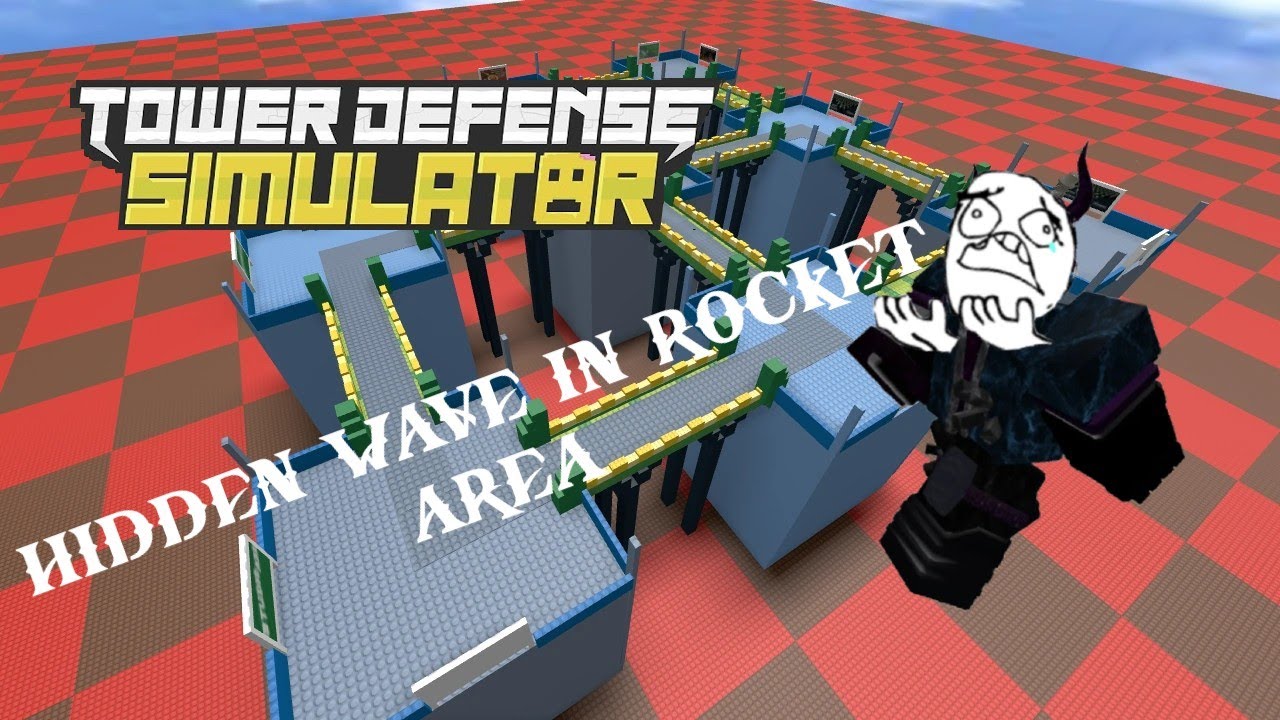 hidden wave in rocket area | tower defense simulator| roblox - YouTube