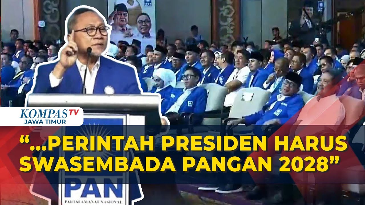 [Full] Arahan Zulhas ke Kader PAN: Mari Kita Wujudkan Cita-Cita ...