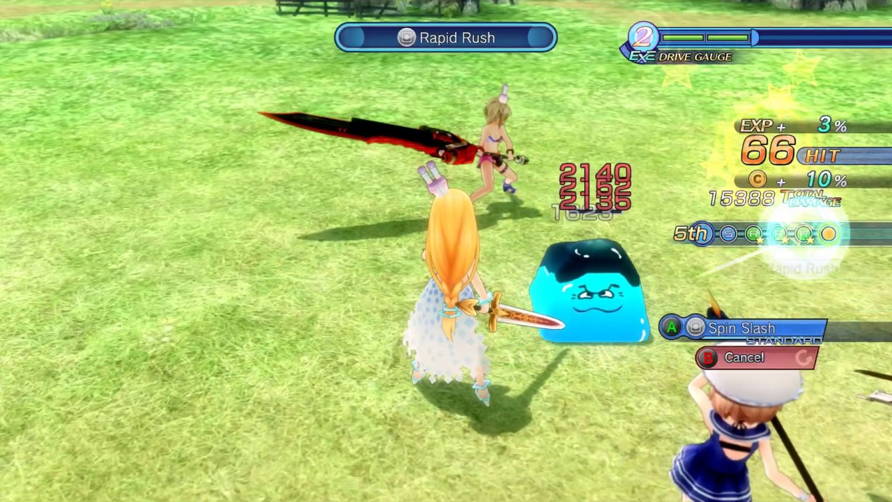 Megadimension Neptunia VII Crash - YouTube