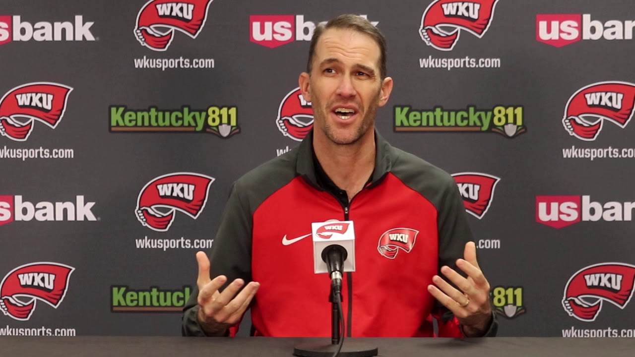 WKU FB HC Tyson Helton 11-18-19 - USM Press Conference - YouTube