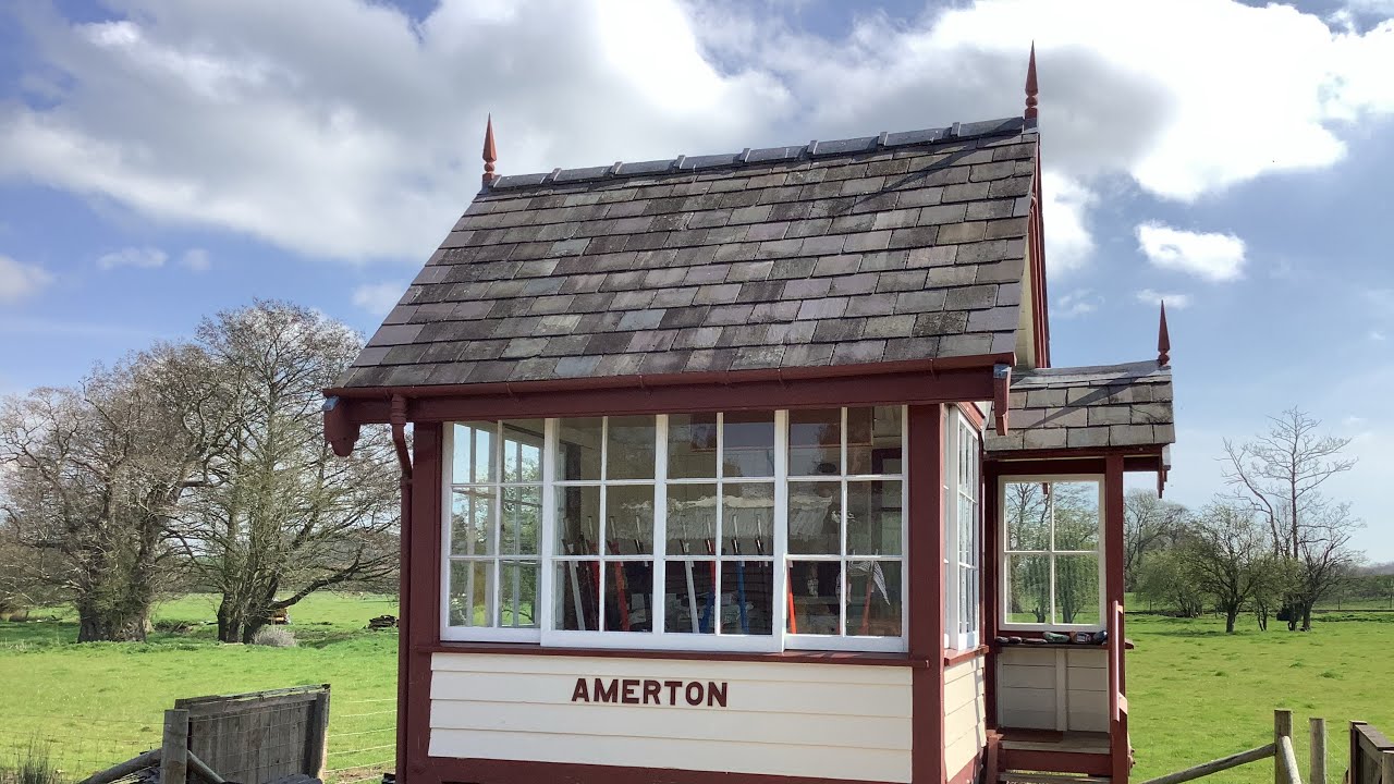 Amerton Signalbox and operations - YouTube