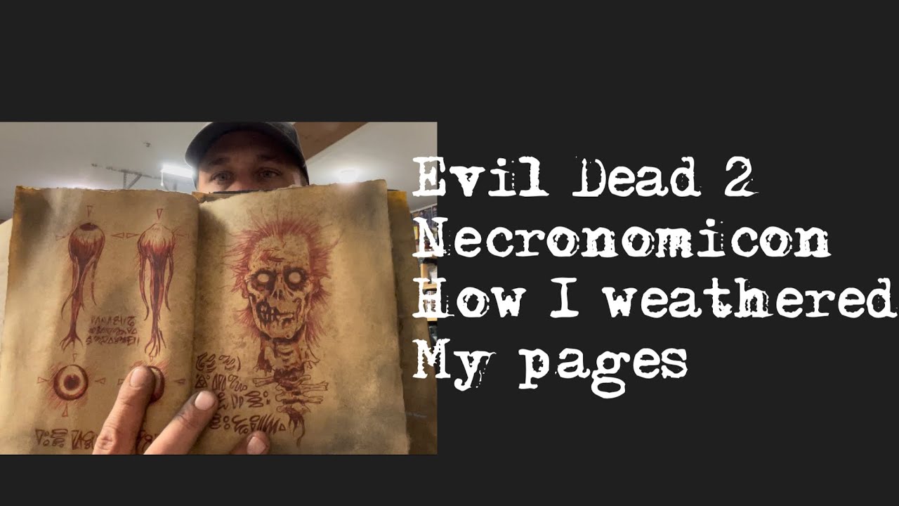 Necronomicon Pages Evil Dead