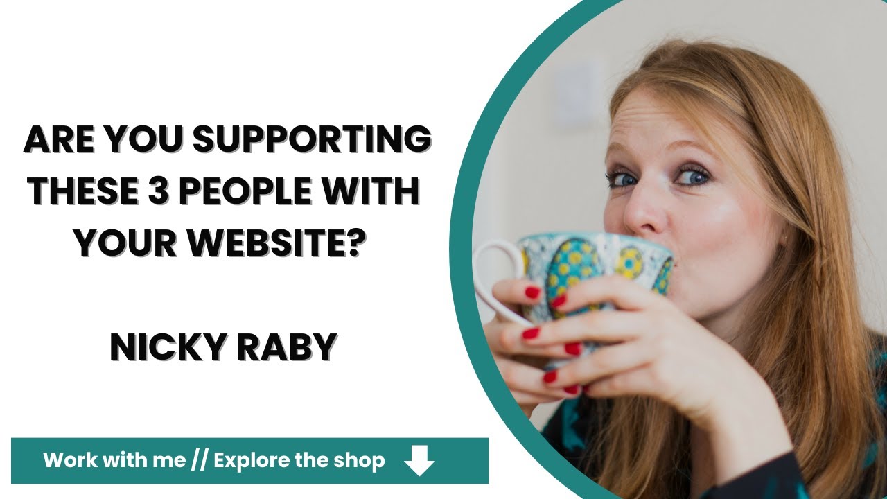 Are you supporting these 3 people with your website? Nicky Raby - YouTube