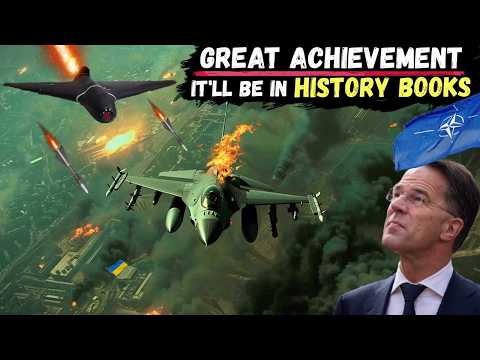 INSANE DogFight: Russia for the First Time downed an F-16 with an 'R-73' missile Fired by its DRONE