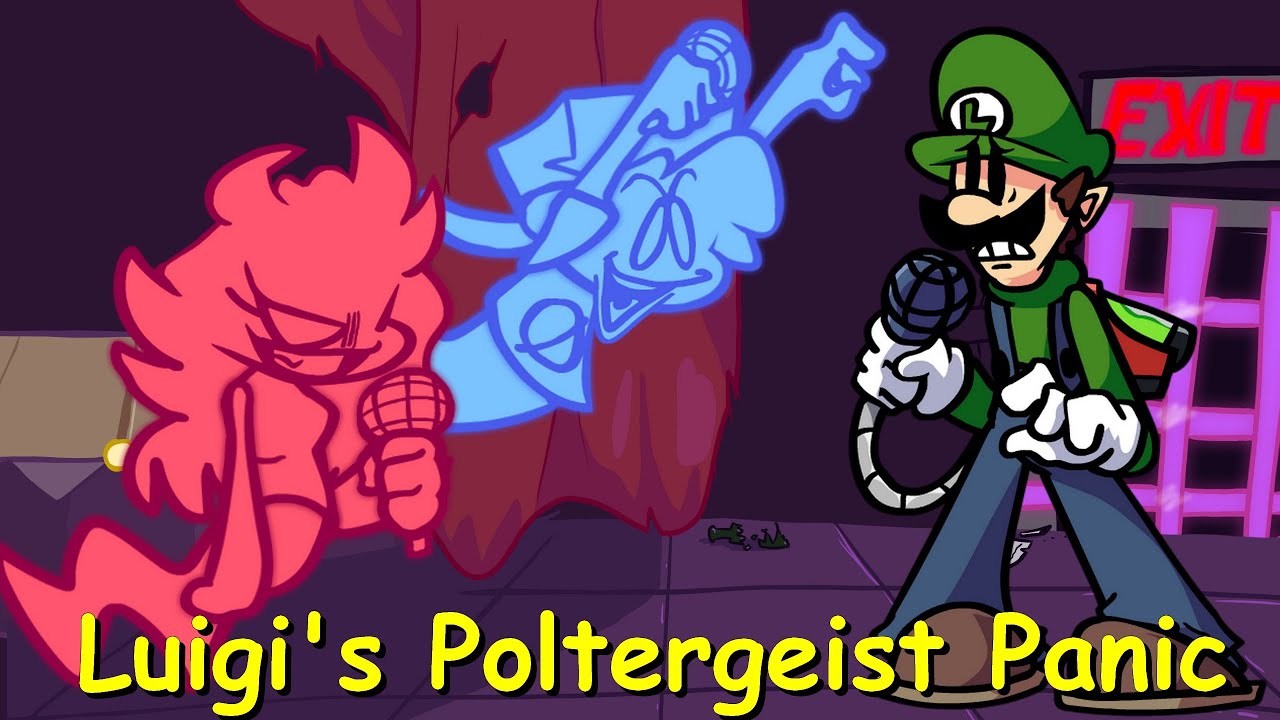 Friday Night Funkin': VS Luigi's Poltergeist Panic Full Week Demo [FNF ...