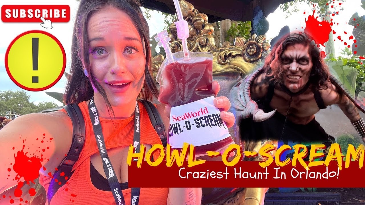 Howl-O-Scream 2022 | Bloody Drinks, Eating Bugs, & ALL 5 Haunted Houses ...