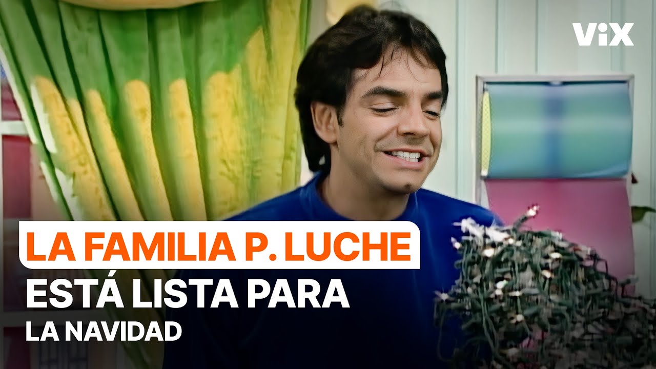 La Familia P.Luche pone el árbol de navidad | ViX - YouTube