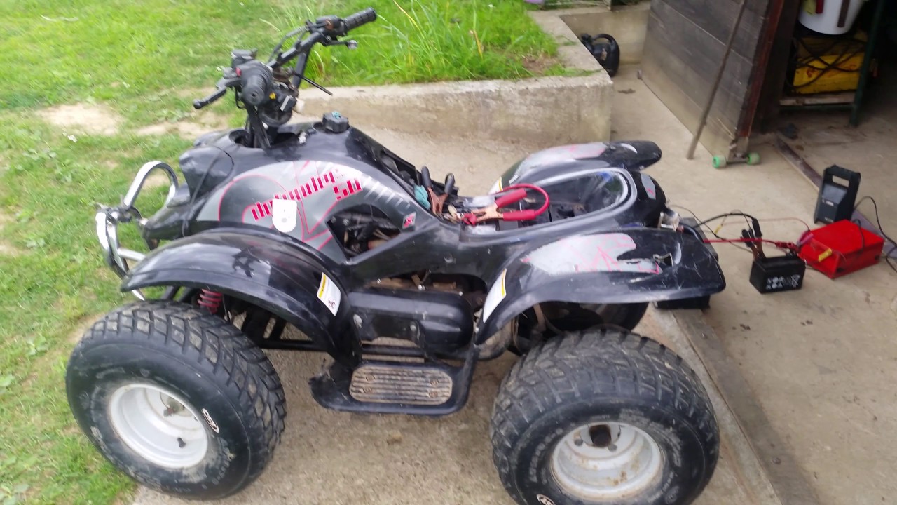 atv Bashan 50ccm dvotaktni midi - YouTube