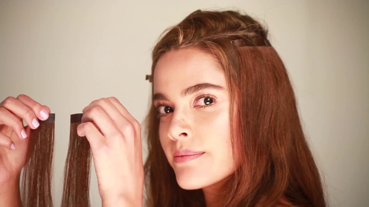 Bunny´s Hair Extensions- Easy to clip-in Tutorial - YouTube
