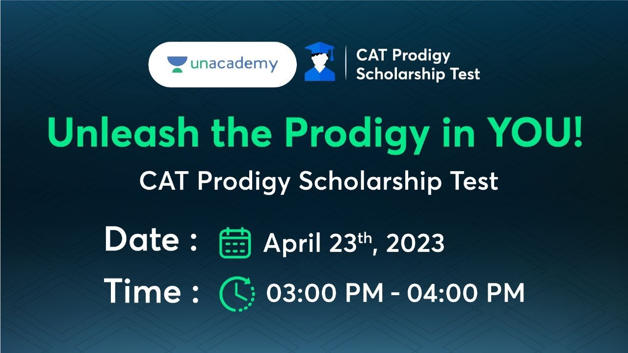 CAT Prodigy Scholarship Test- 23rd April #cat2023 #scholarshiptest ...