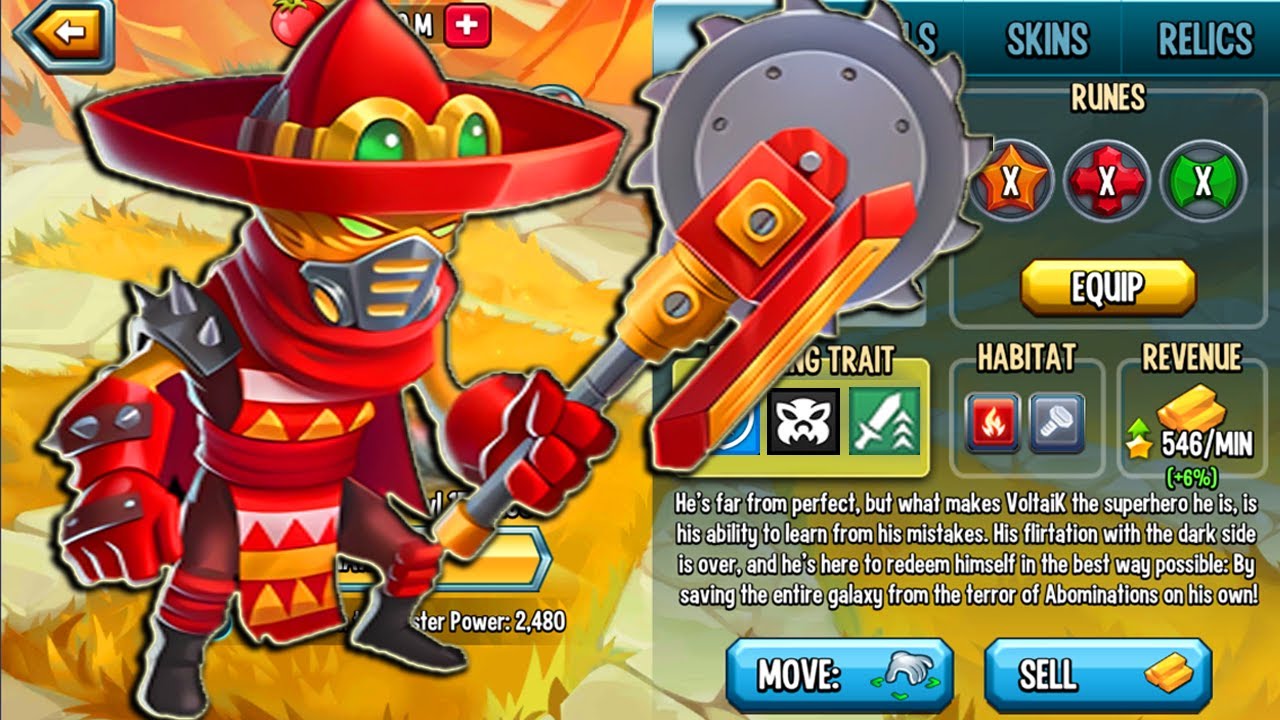 Monster Legends BANDOLERO LEVEL 150 REVIEW SKILLS BOUNTY HUNT FREE ...