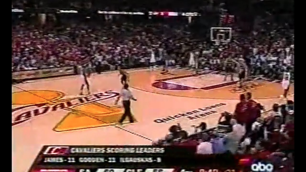 NBA 2007 Finals- San Antonio vs Cleveland- Game 4 pt 2 - YouTube