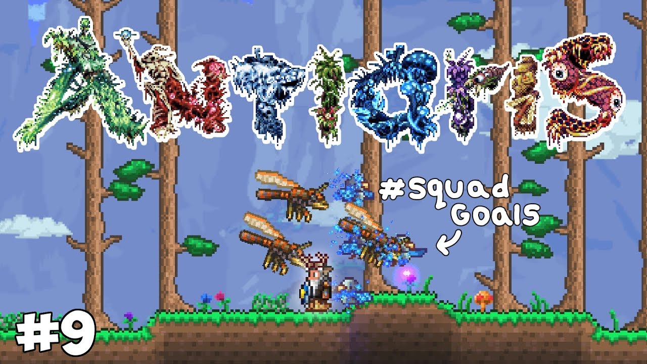 Terraria # 9 The Parrot Legion! 1.3.5 Antiaris Mod Let's Play - YouTube