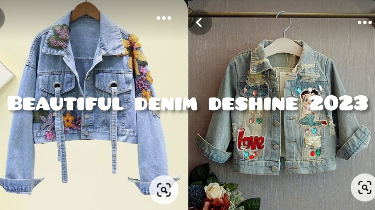 Beautiful denim deshine 2023 😘😘For girls authentic design 💜💜 - YouTube