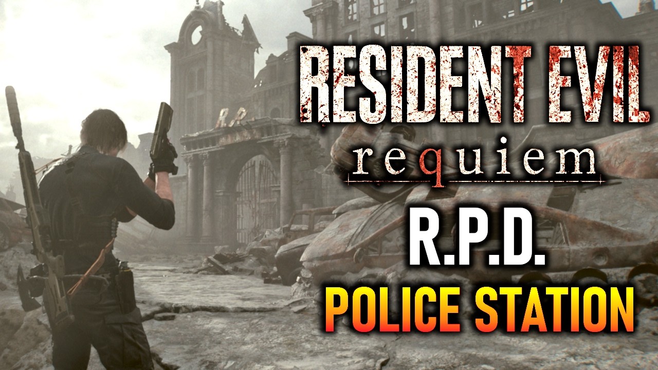 Resident Evil Requiem - Exploring the RPD Police Station (Safe Code ...