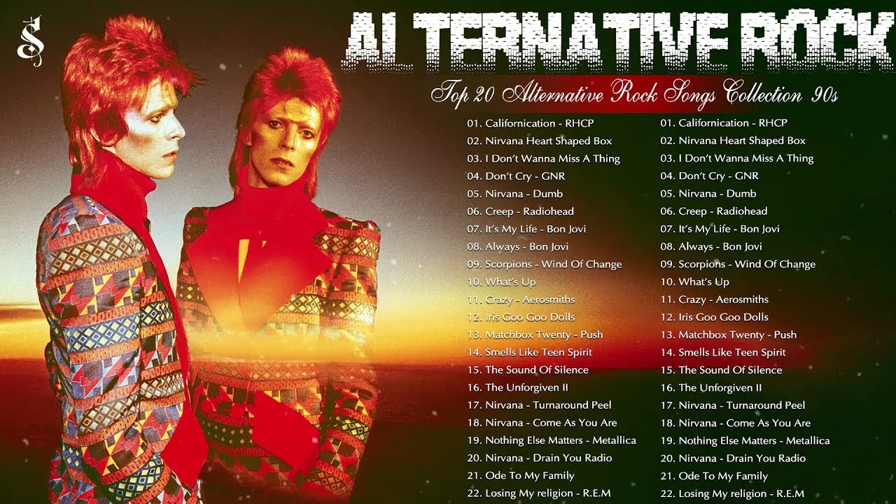 90s Alternative Rock Collection Nirvana, Bon Jovi, AC DC, GNR ...