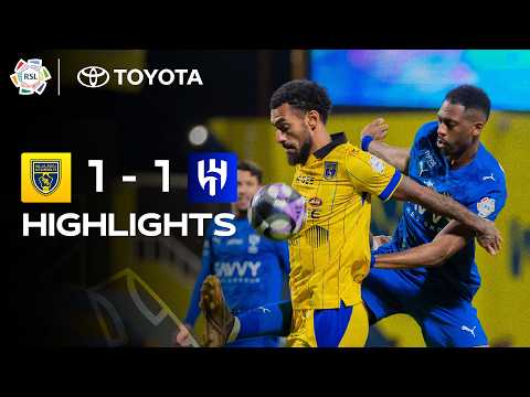 Al Hilal held for the 5th game in 7 by Al Taawoun at Wolves Park! ⚖️ | Powered by Toyota