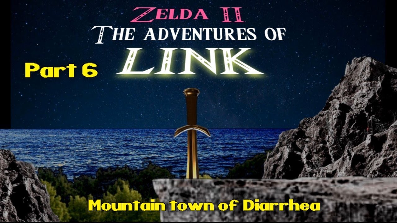 Zelda 2 part 6: Mountain town of diarrhea - YouTube