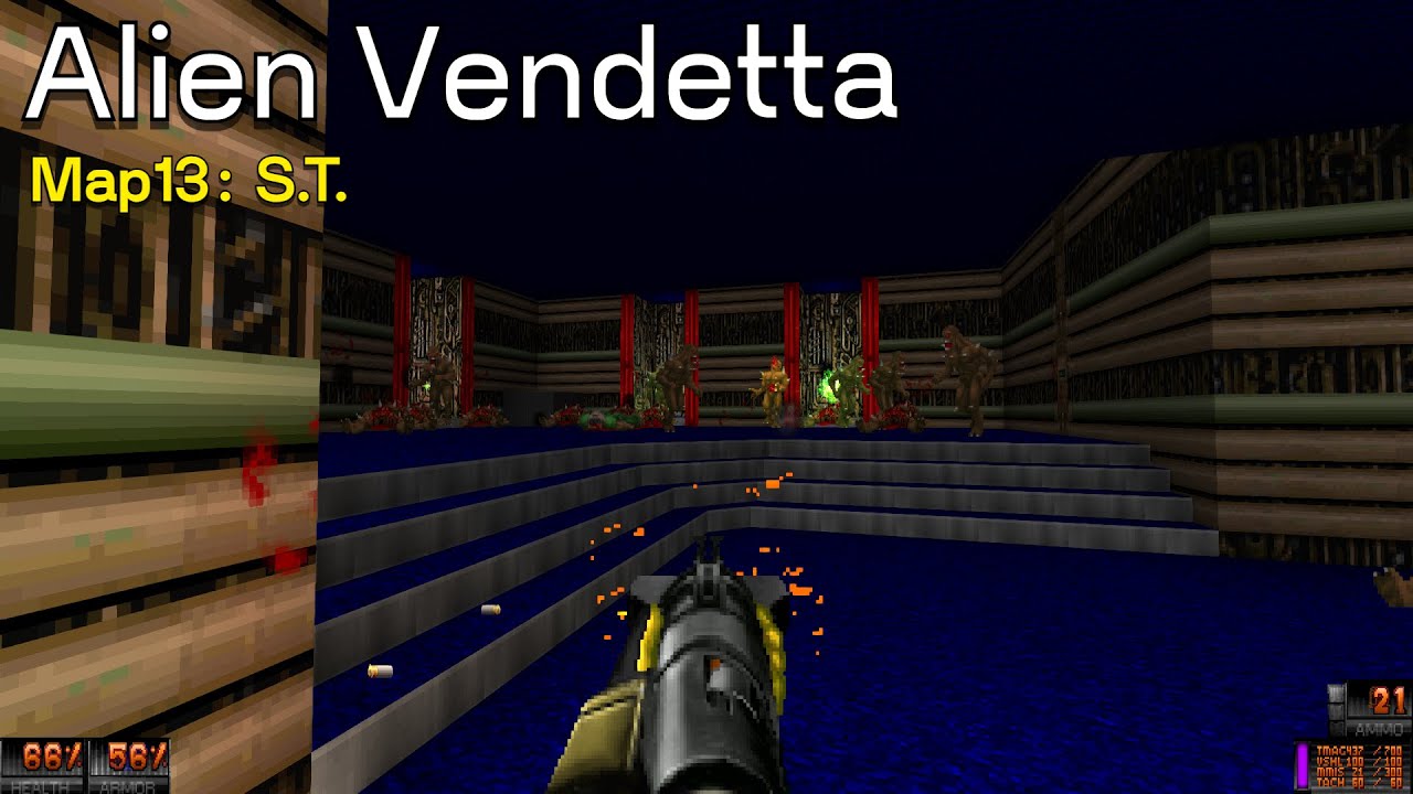 Doom 2 | Alien Vendetta, map 13: S.T. - YouTube