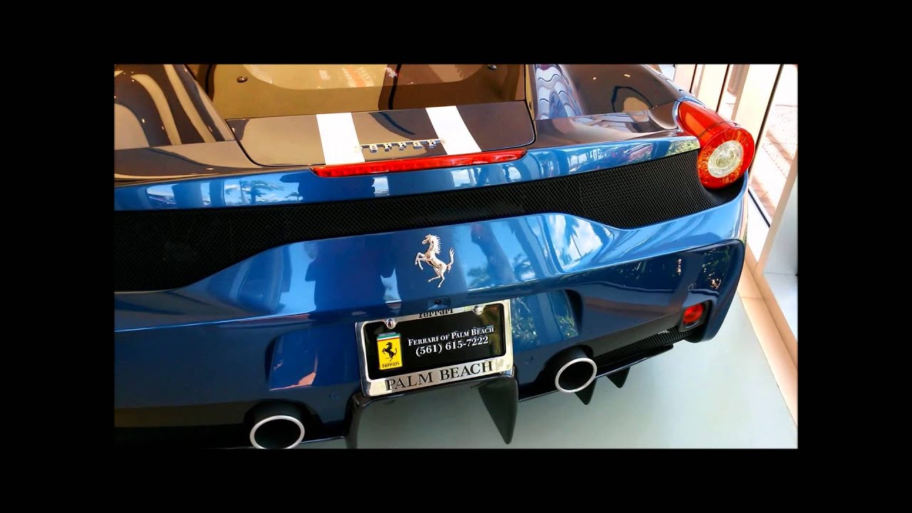 2015 NART Blue 458 Speciale @ PB Ferrari - YouTube