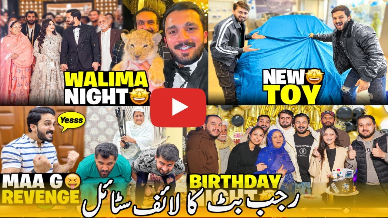 Pakistani Youtuber Rajab Bhatt on biography | rajab family | rajab ...