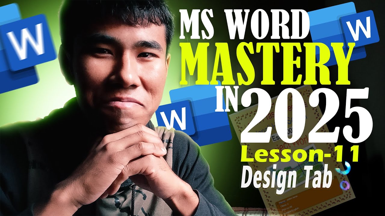 Lesson 11: MS Word Tutorial: Design Tab & Front Page Formatting - YouTube