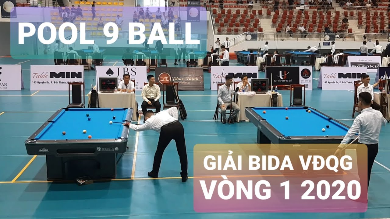 POOL 9 BI VÒNG 1 GIẢI BILLIARDS VÔ ĐỊCH QUỐC GIA 2020 | MIỀN TÂY NEWS ...