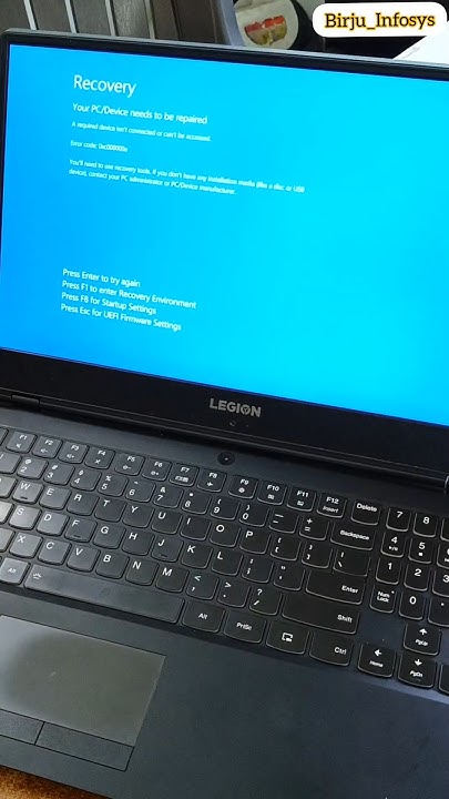 RECOVERY-Your PC/Device Needs To Be Repaired Windows 10|Windows Need to ...