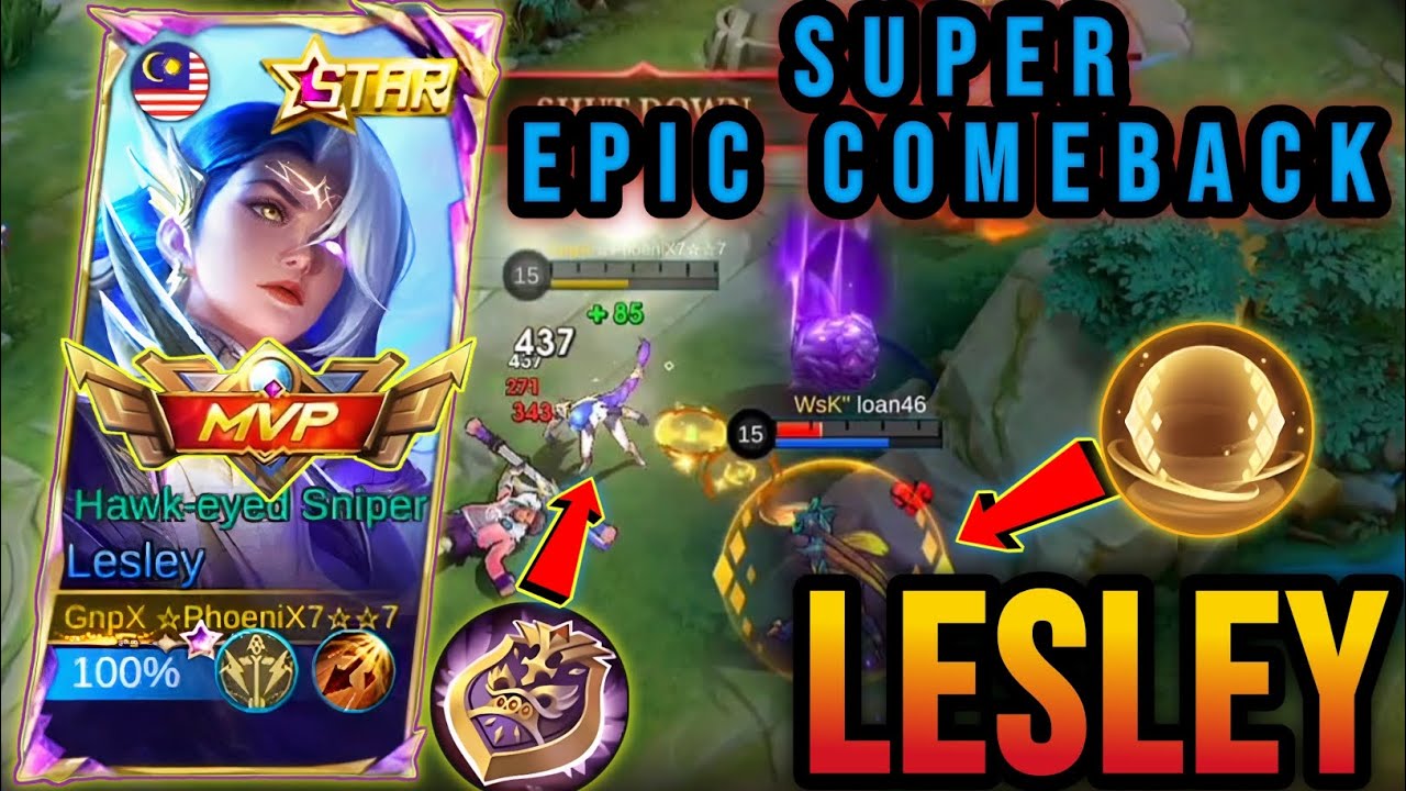 LESLEY BEST BUILD 2024 | BEST BUILD IN THE WORLD | EPIC COMEBACK MANY ...