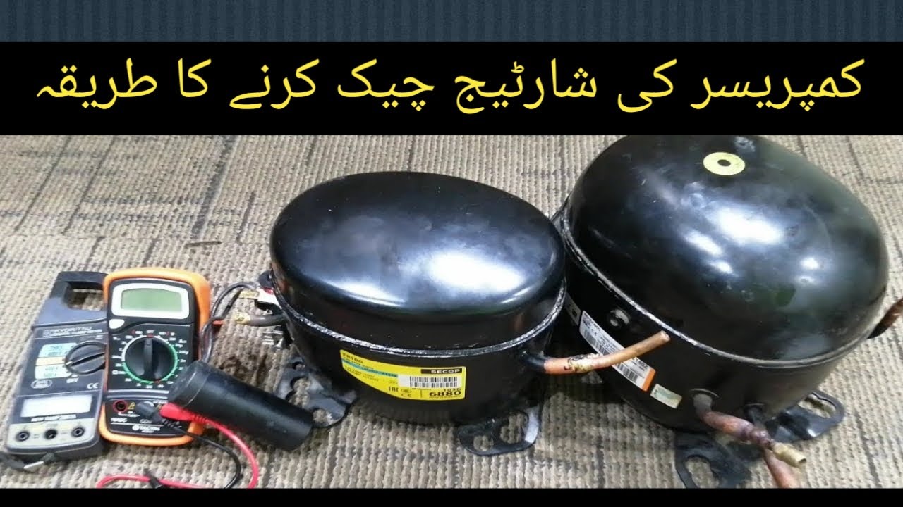fridge compressor short circuit how to trace compressor short - YouTube