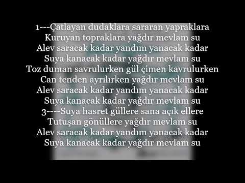 YAĞDIR MEVLAM SU -KARAOKE