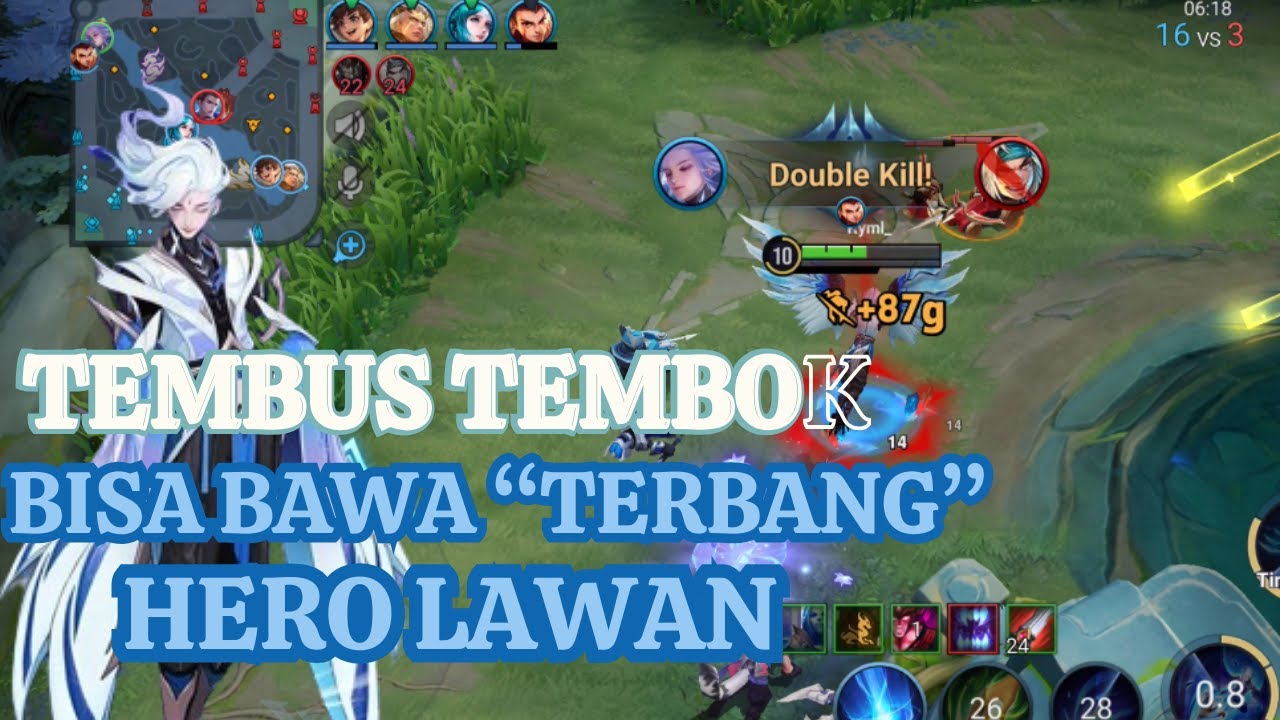 TEMBOK TIDAK JADI HALANGAN UNTUK HERO INI HOK-HONOR OF KINGS - YouTube