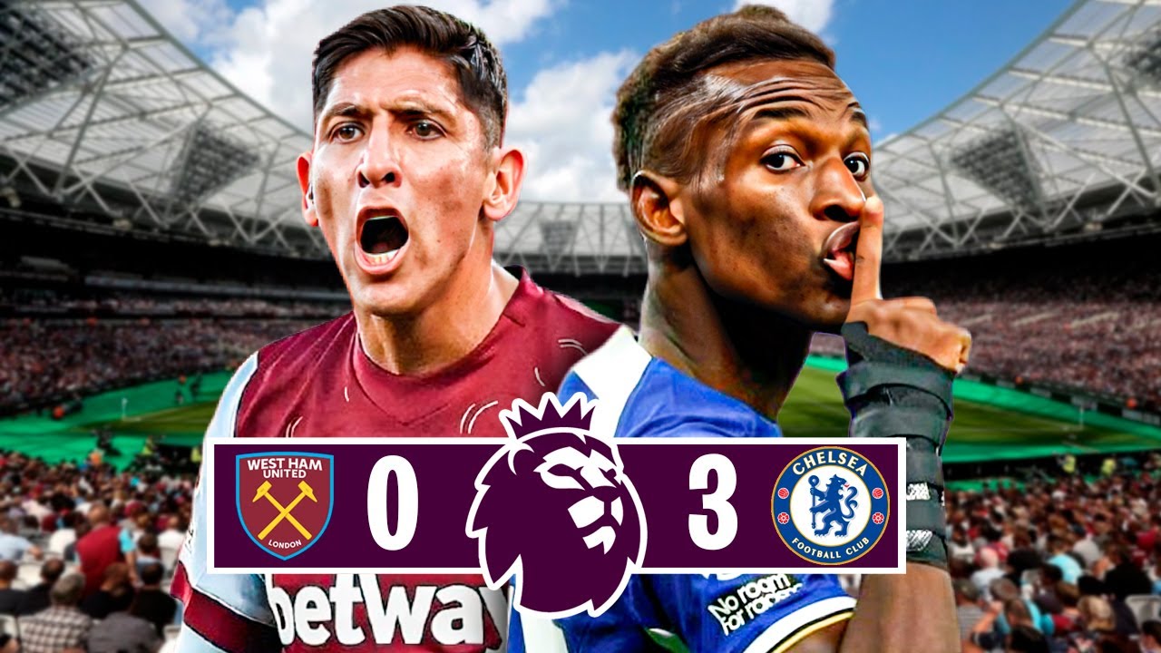 EL CHELSEA LE GANA DE VISITA AL WEST HAM CON DOBLETE DE NICOLÁS JACKSON ...