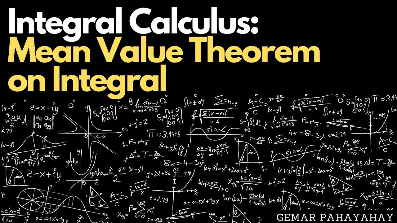 Integral Calculus: Mean Value Theorem on Integral - YouTube