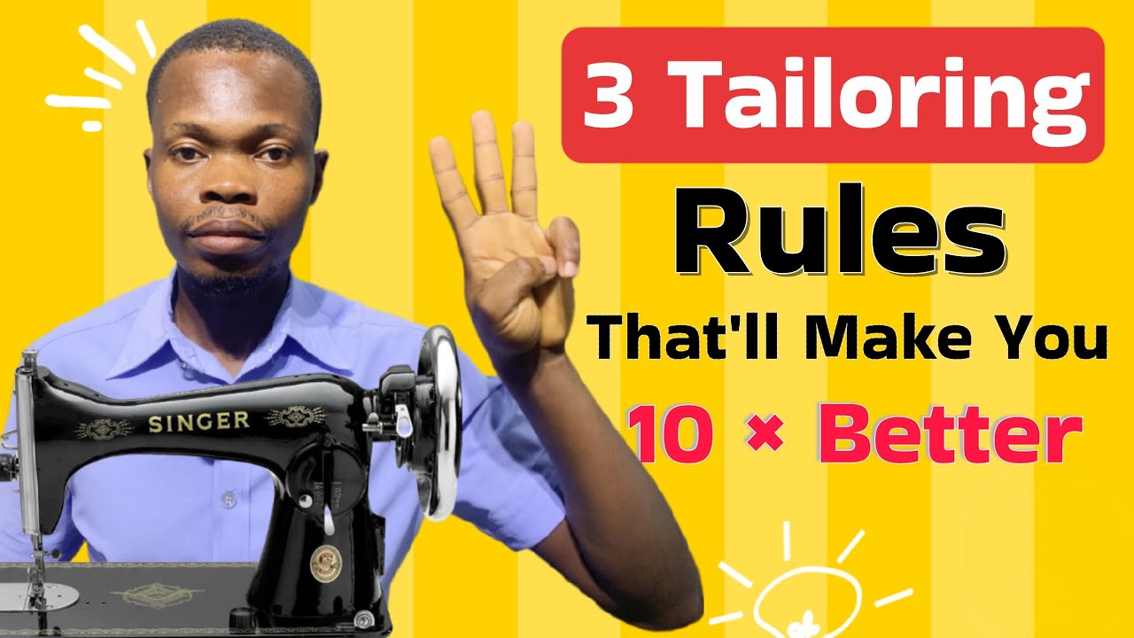 3 tailoring rules I wish I knew earlier - YouTube