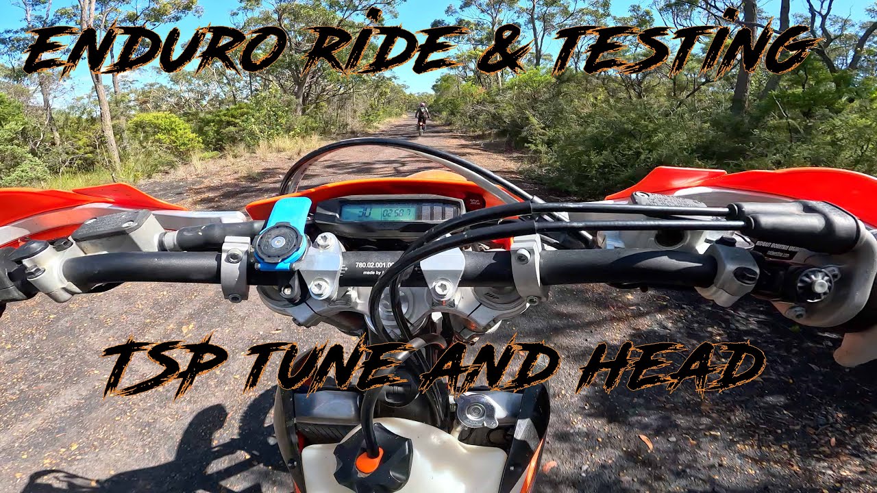Enduro ride with a quick spin on a TSP bike - YouTube