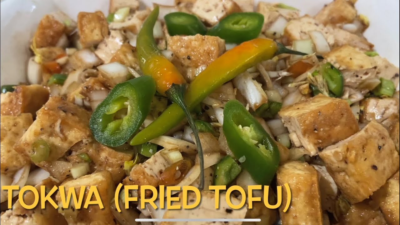 Tokwa ( No Pork) - Fried Tofu pulutan - YouTube