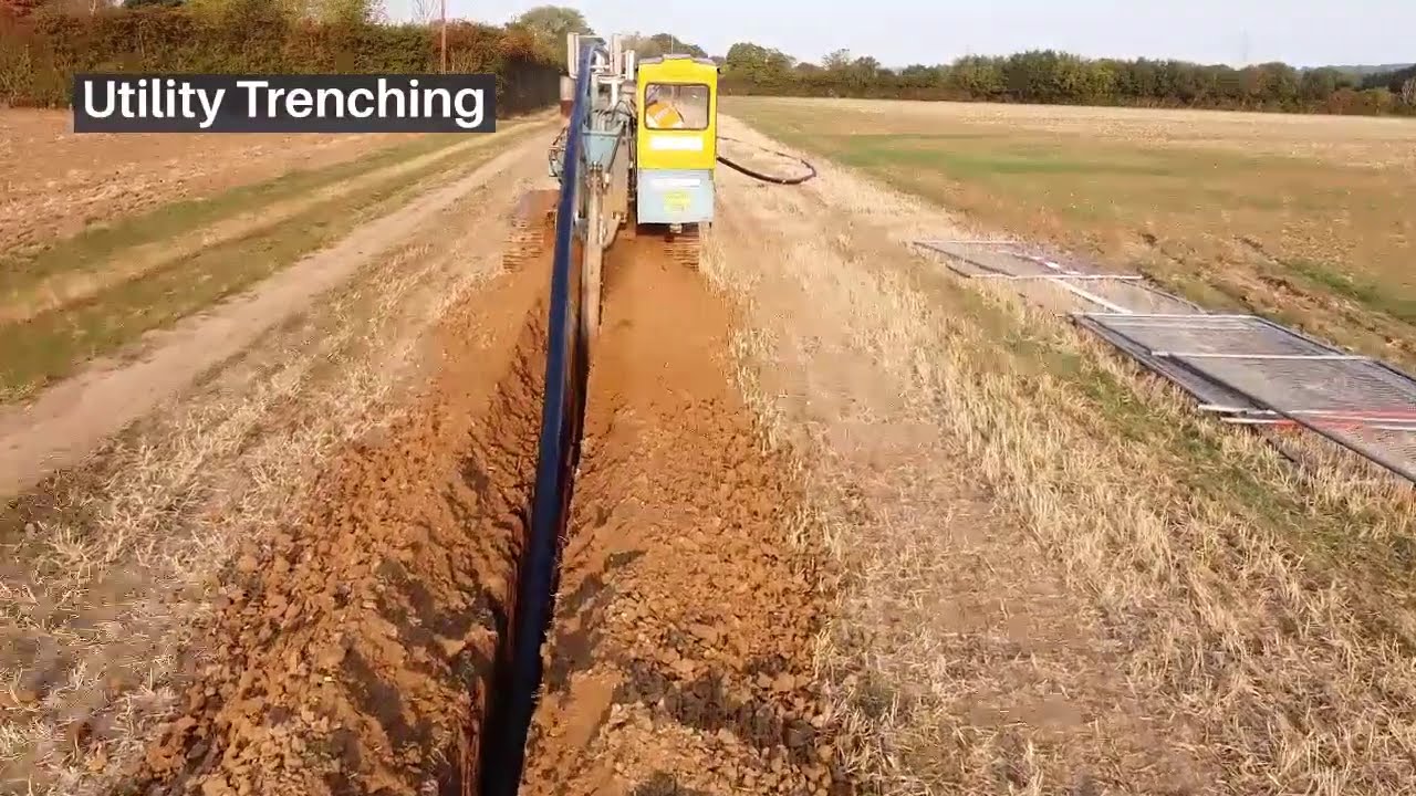 Utility Trenching - YouTube