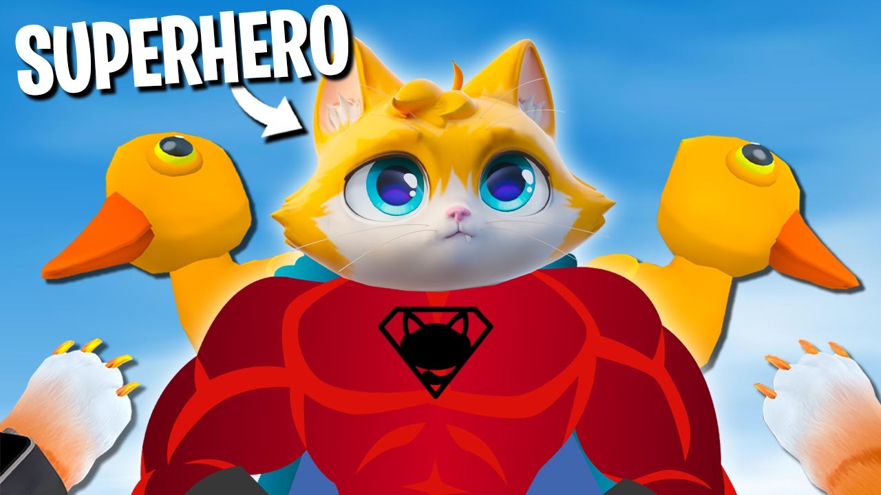 HERO CAT SAVES HIS DUCKLINGS! (I am Cat Movie) - YouTube