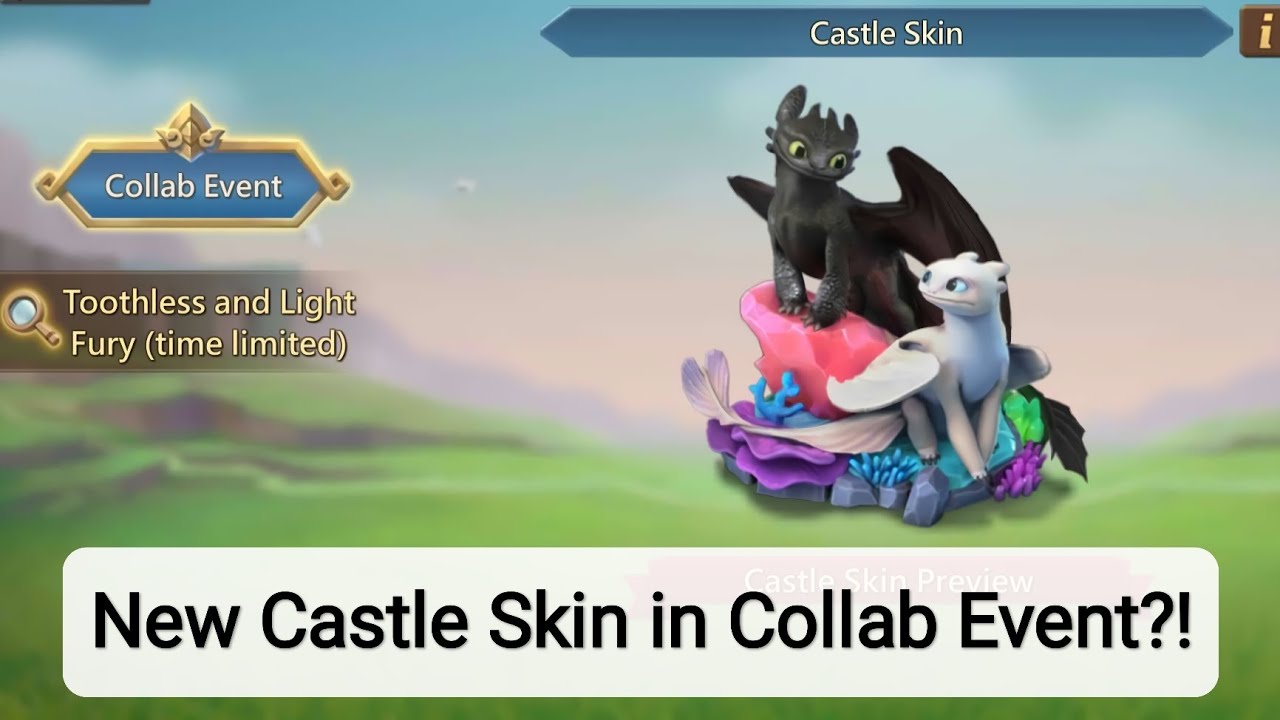 Lords mobile - New Castle Skin in Collab Event?! - YouTube