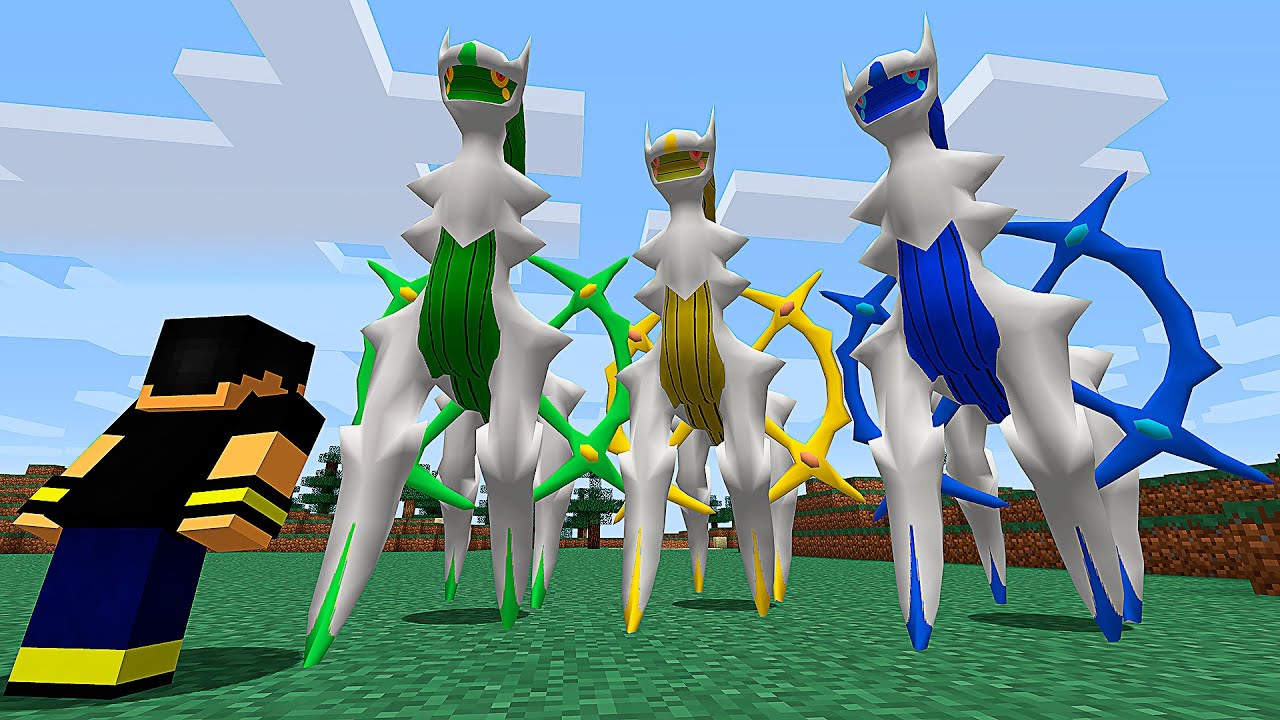 Qual o Melhor Tipo do Arceus no Minecraft Pixelmon? - YouTube